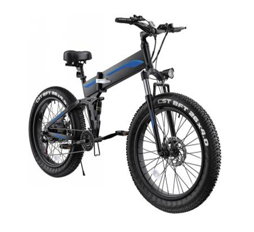 K5F Mountain E-Bike 500W 10AH Folding Full Suspension (Includes Ship ...